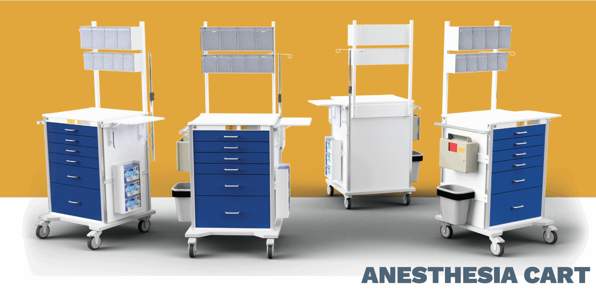 Buy Anesthesia Cart, Crash Cart, Isolation Cart - EVERHUTCH