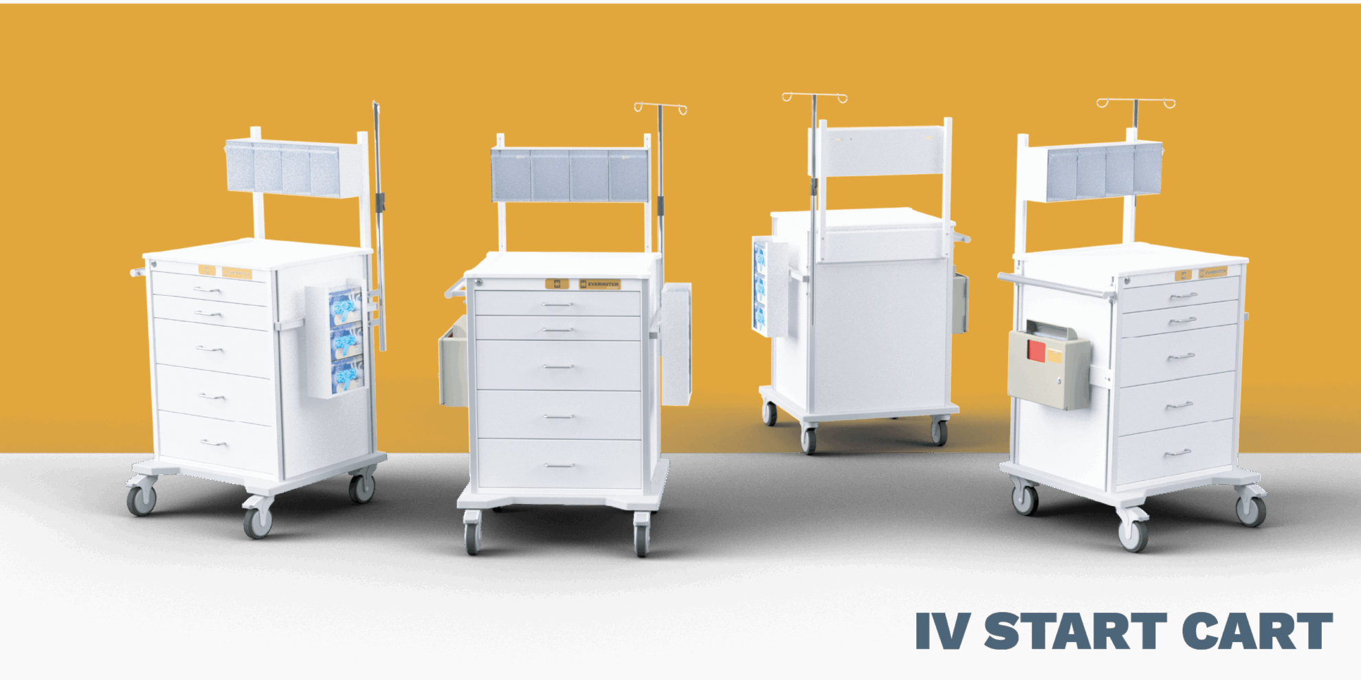 Buy Anesthesia Cart, Crash Cart, Isolation Cart - EVERHUTCH